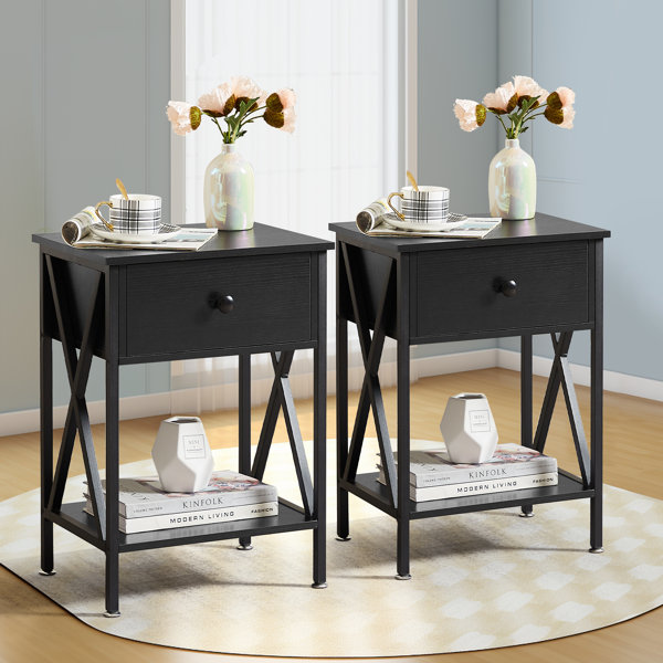 50cm Wide Bedside Table Wayfair